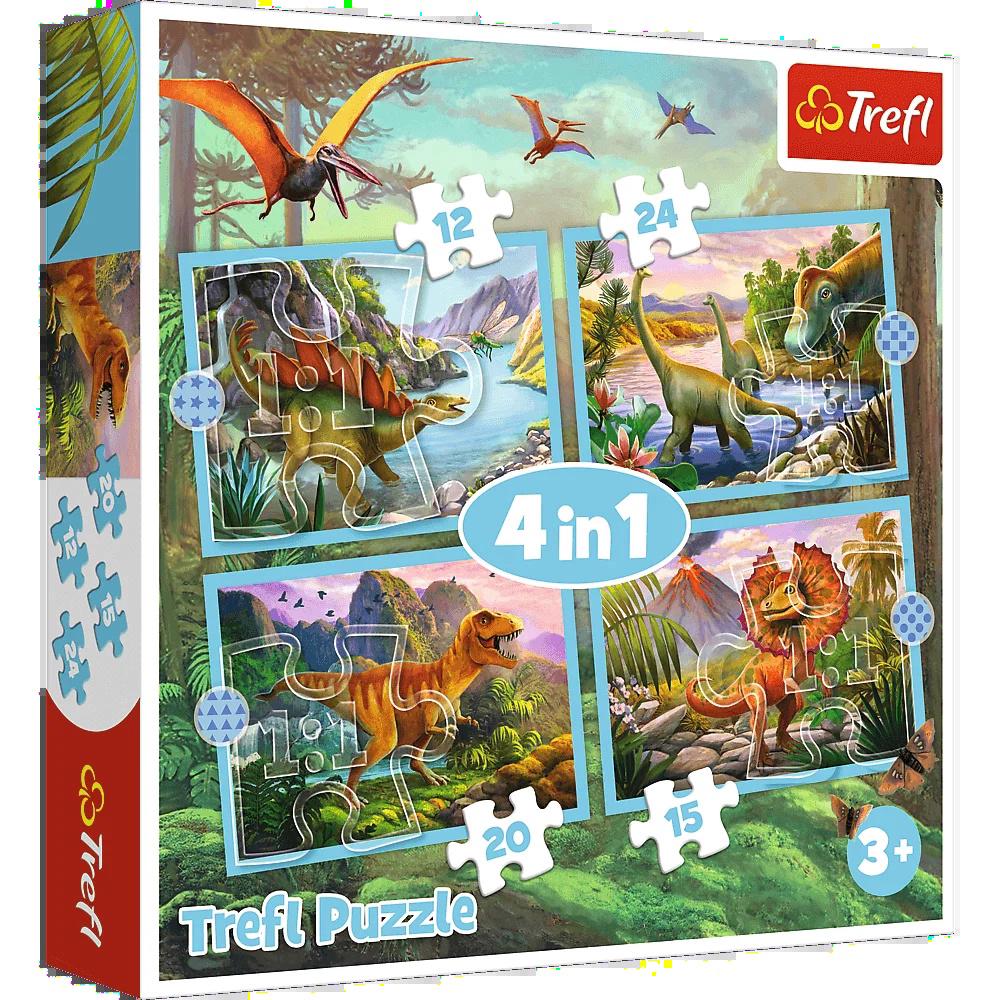 Trefl 4-in-1 Unique Dinosaurs | Buy online at The Nile