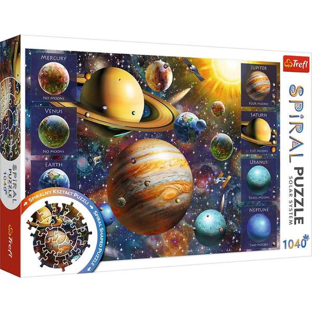 Trefl Spiral Jigsaw Puzzle - Solar System | Buy online at The Nile