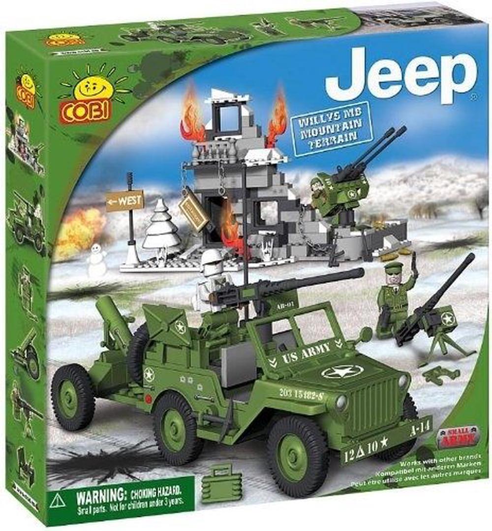 Cobi Small Army - 300 Piece Willys MB Jeep Mountain Terrain ...