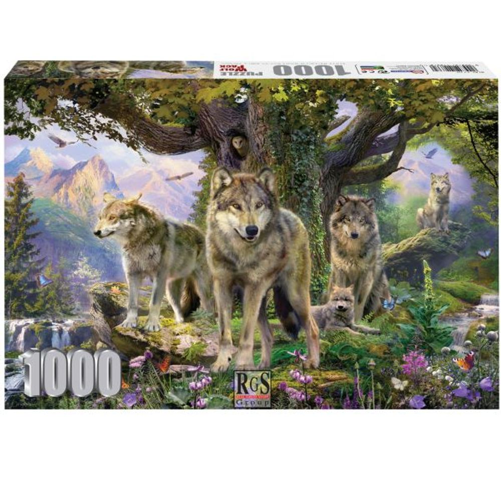 RGS Group Wolf Pack Jigsaw Puzzle, 1000 Piece | Buy online at The Nile