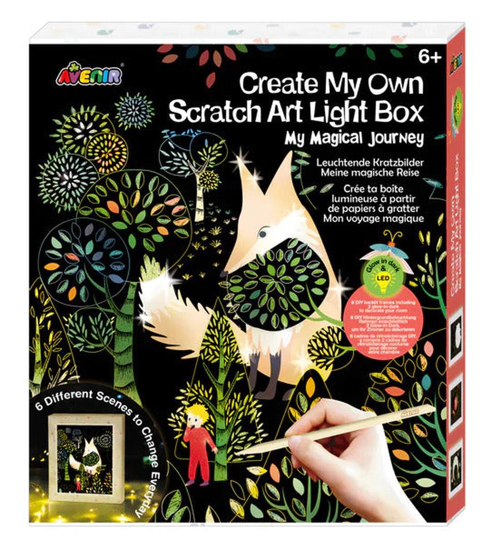 Avenir Create My Own Scratch Art Light Box Magical Journey | Buy online ... Avenir Create My Own Scratch Art Light Box Magical Journey | Buy online ...