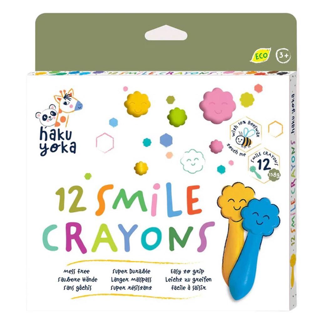 Haku Yoka Smile Crayons 12 Colours | Buy online at The Nile