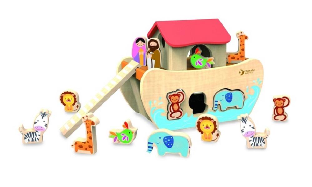 Classic World Noah's Ark Shape Sorter Toy | Buy online at The Nile