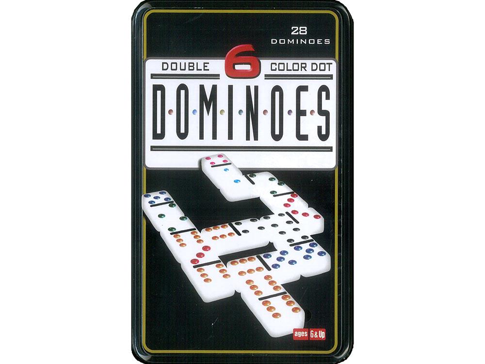 Ventura Games D6 Dominoes In Tin | Buy online at The Nile