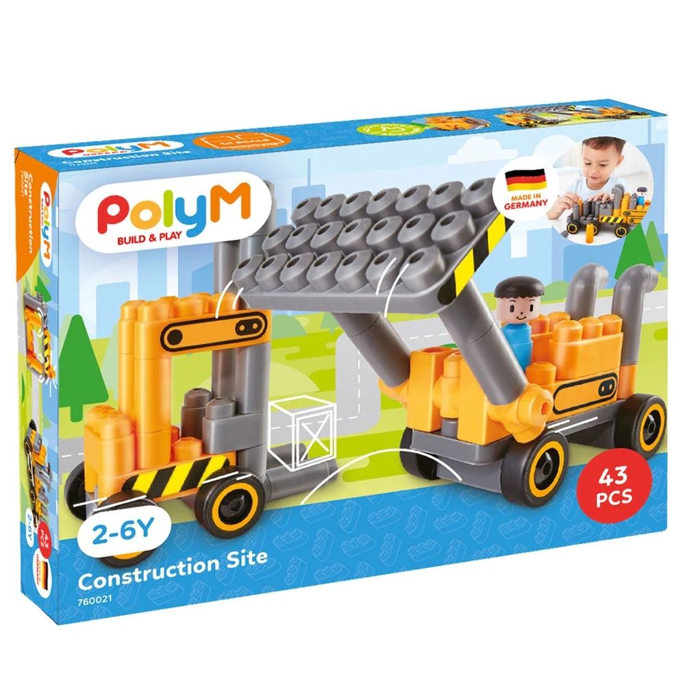 Poly M Construction Site Building Blocks | Buy online at The Nile