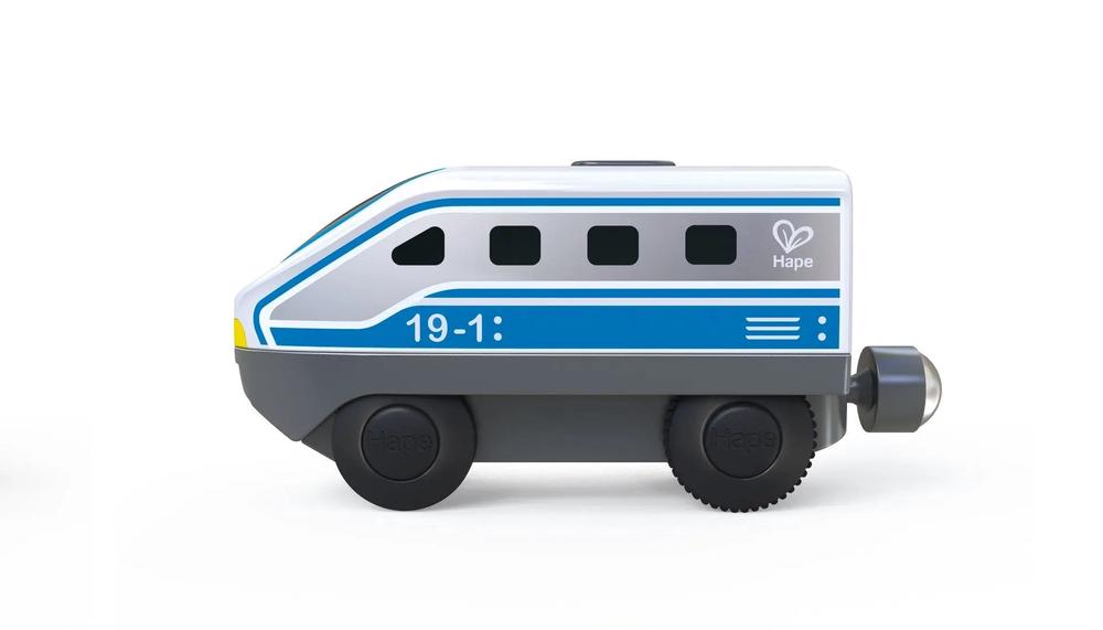 Hape Battery Powered Inter-city Locomotive (Blue) | Buy online at The Nile
