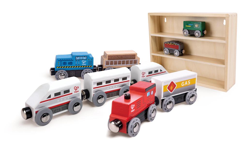 Hape Wooden Trains Collection Set | Buy online at The Nile