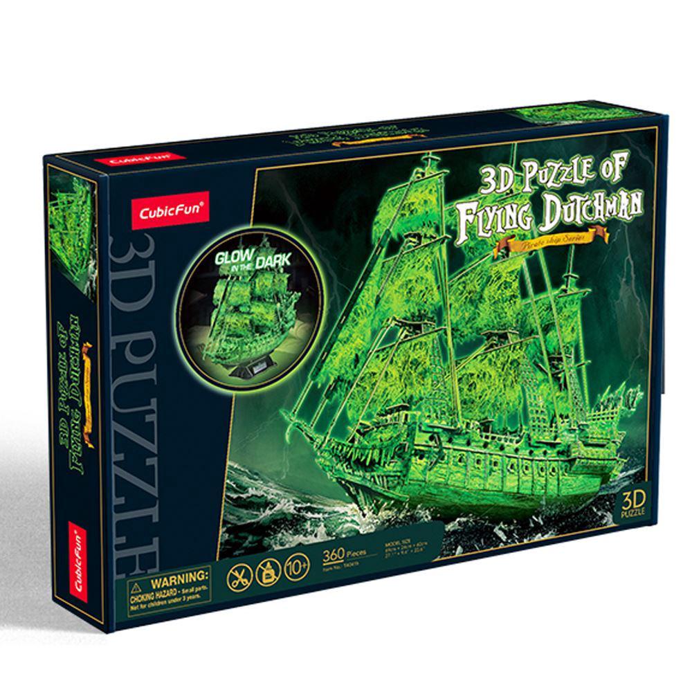 Cubic Fun Flying Dutchman (Glow In The Dark) 3D Puzzle, 360 Piece | Buy ...