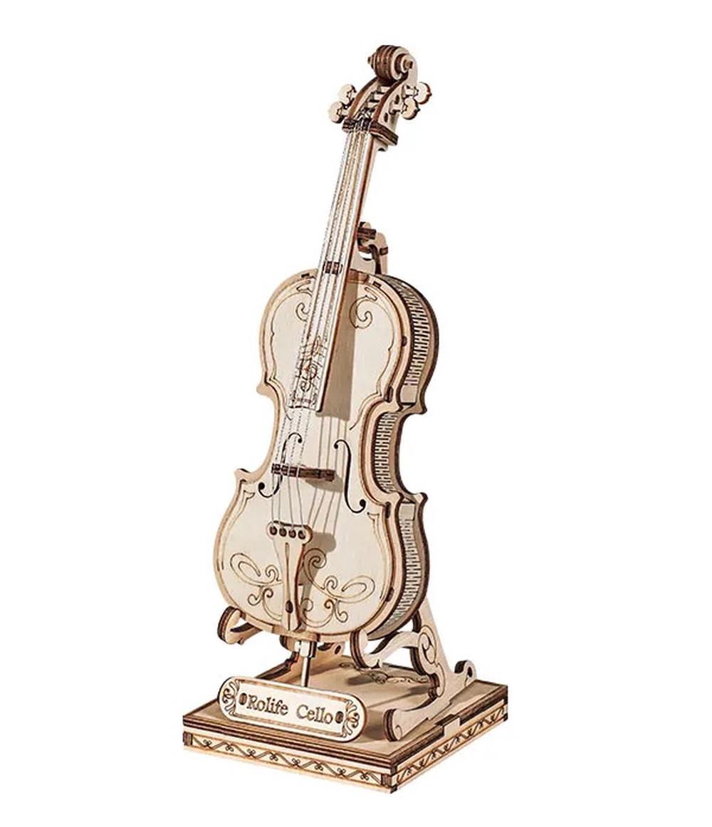 Robotime Diy Cello Wooden 3D Kit | Buy online at The Nile