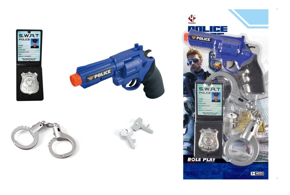 All Brands Toys Police Force Gun, Cuffs & Badge Set | Buy online at The ...