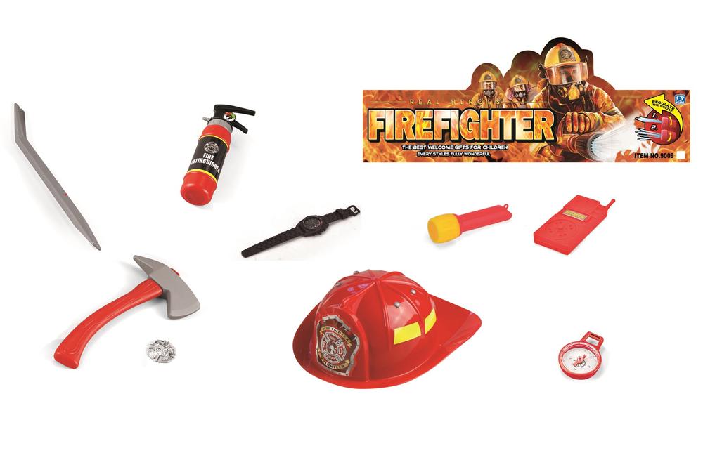 All Brands Toys Fire Fighter Set with Helmet, 9 Piece | Buy online at ...