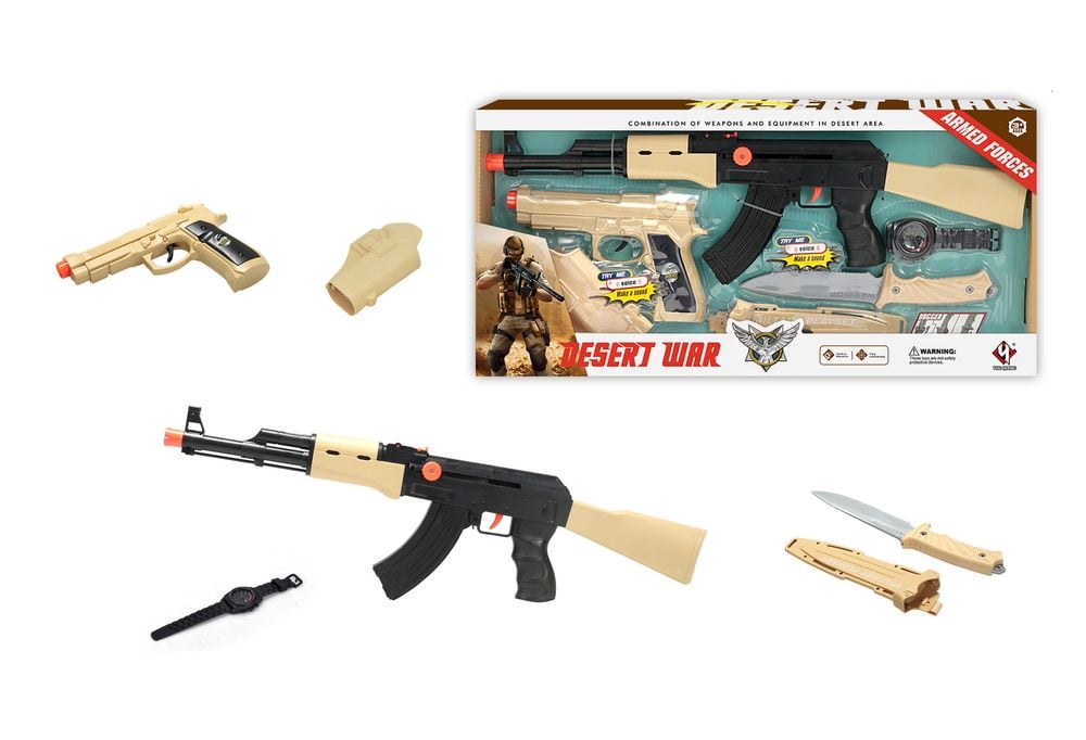 All Brands Toys Desert War Weapon Playset, 6 Piece | Buy online at The Nile