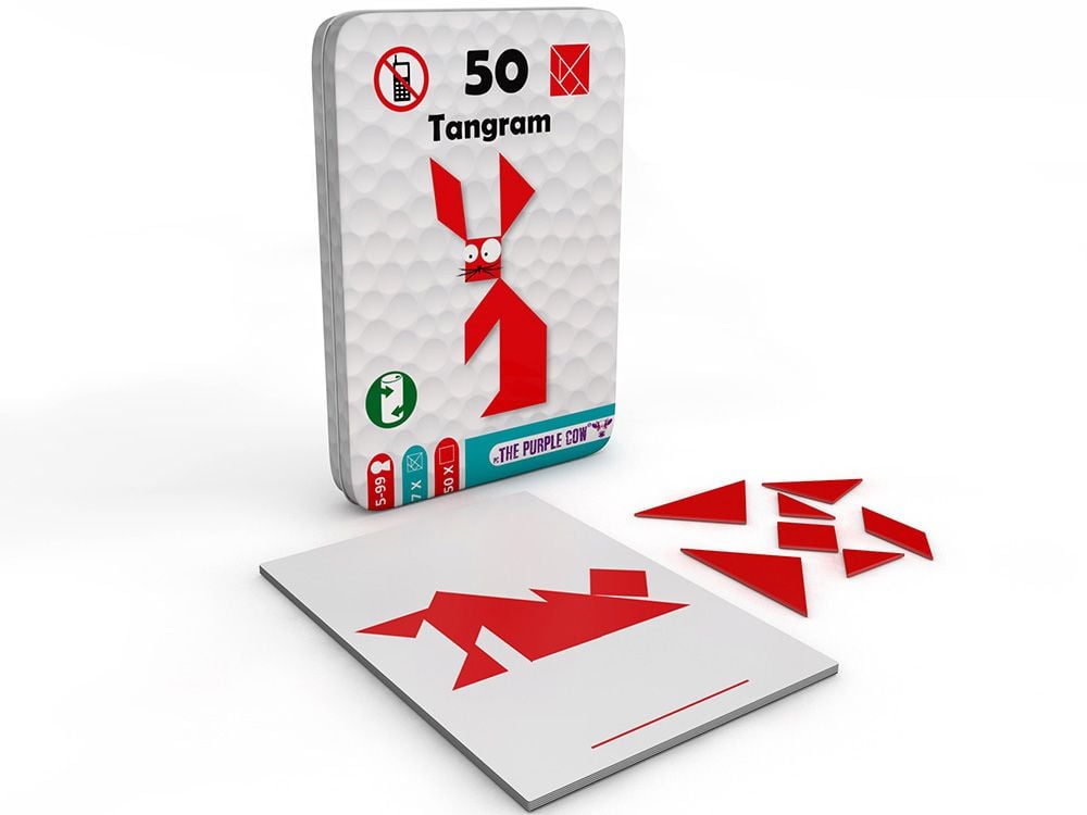 The Purple Cow 50 Tangram Tin | Buy online at The Nile