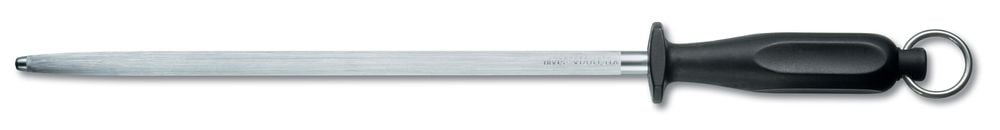 Victorinox Butchers Sharpening Steel, Oval, Middle Fine Cut (Black ...
