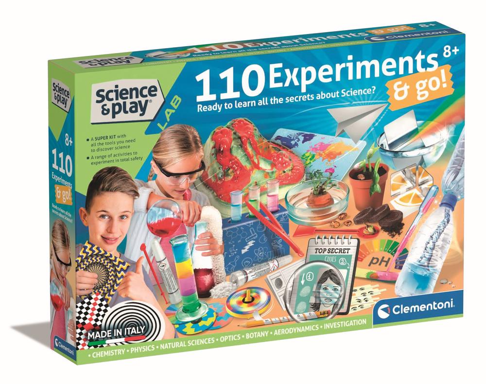 Clementoni Science & Play: Lab 110 Experiment Set | Buy online at The Nile