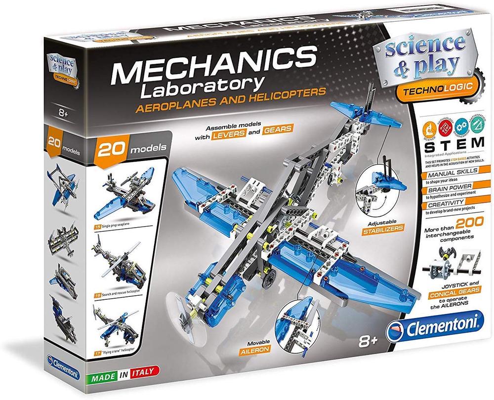 Clementoni Mechanics Lab - Planes and Helicopters | Buy online at The Nile