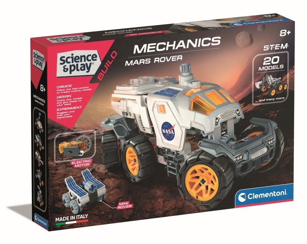 Clementoni Science & Play: Build Mechanics Lab-Nasa Rover | Buy online ...