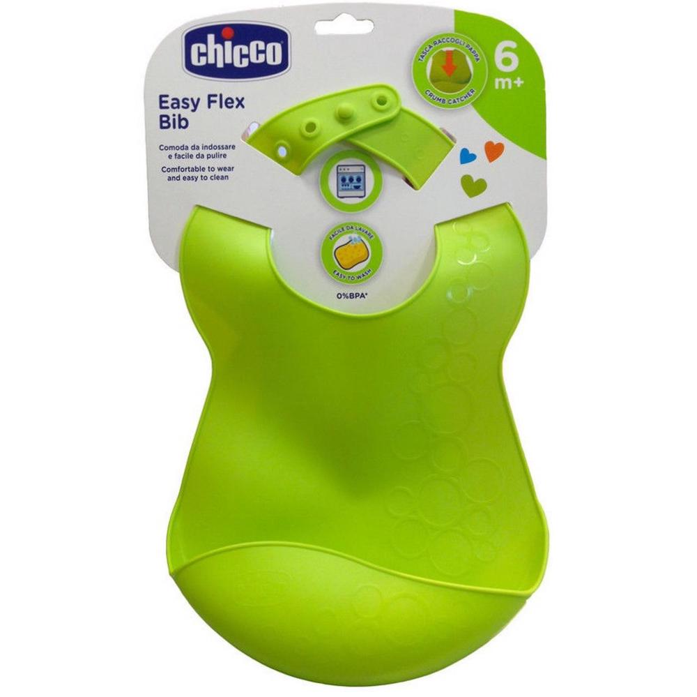Chicco Easy Flex Bib (Green) | Buy online at The Nile