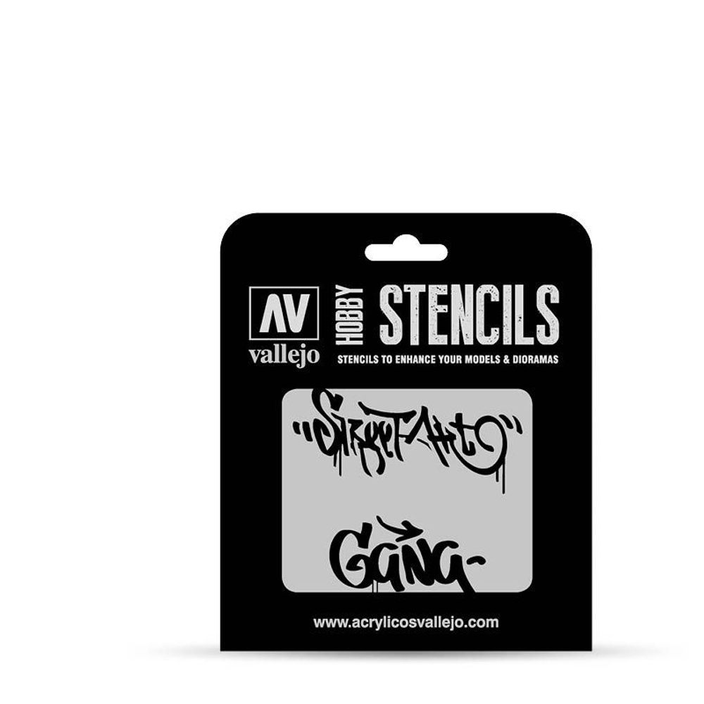 Vallejo Stencils - Lettering & Signs - Street Art Num. 2 | Buy online ...