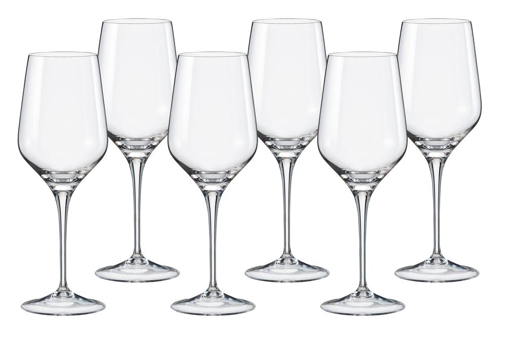 Bohemia Crystal Rebecca Red Wine Glass, Set of 6 - 460mL | Buy online at The Nile