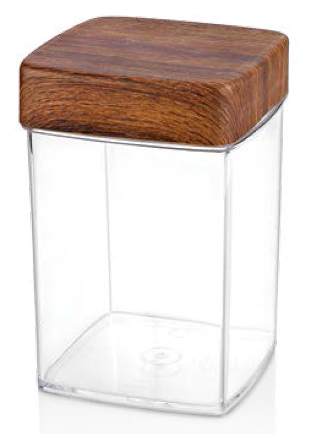 Evelin Square Cannister With Lid - 10 x 10 x 14cm | Buy online at The Nile