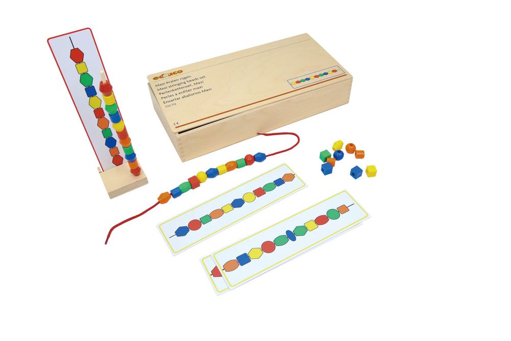 Educo Maxi Stringing Beads | Buy online at Tiny Fox