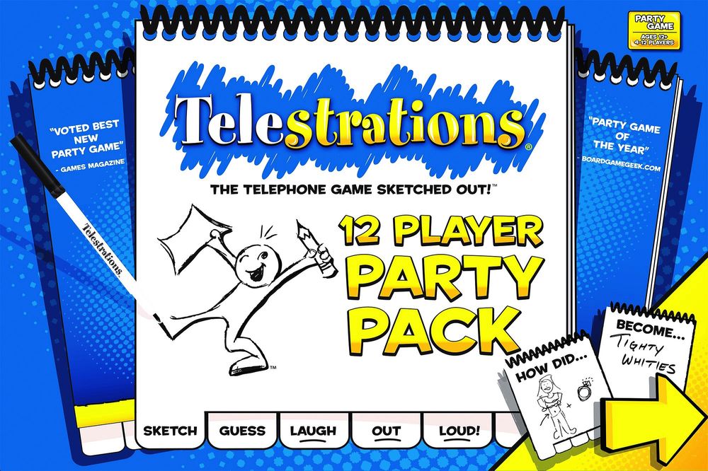 Goliath Telestrations 12 Player Party Pack | Buy online at The Nile