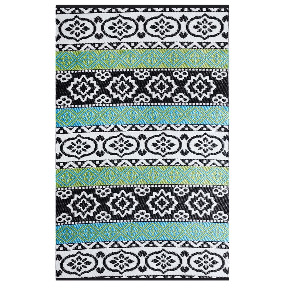 Fab Habitat Indiana Recycled Plastic Outdoor Rug and Mat - 90x179cm ...