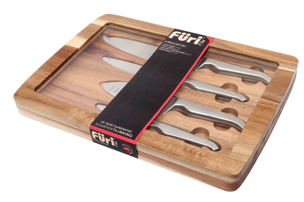 Furi Pro Acacia Knife Set, 4 Piece | Buy online at The Nile