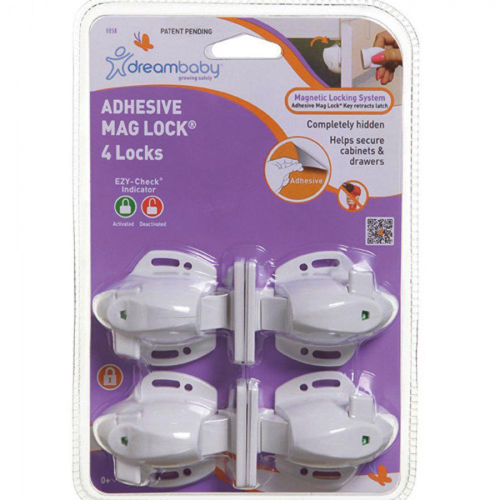 Dreambaby Adhesive Mag Lock 4 Lock | Buy online at Tiny Fox