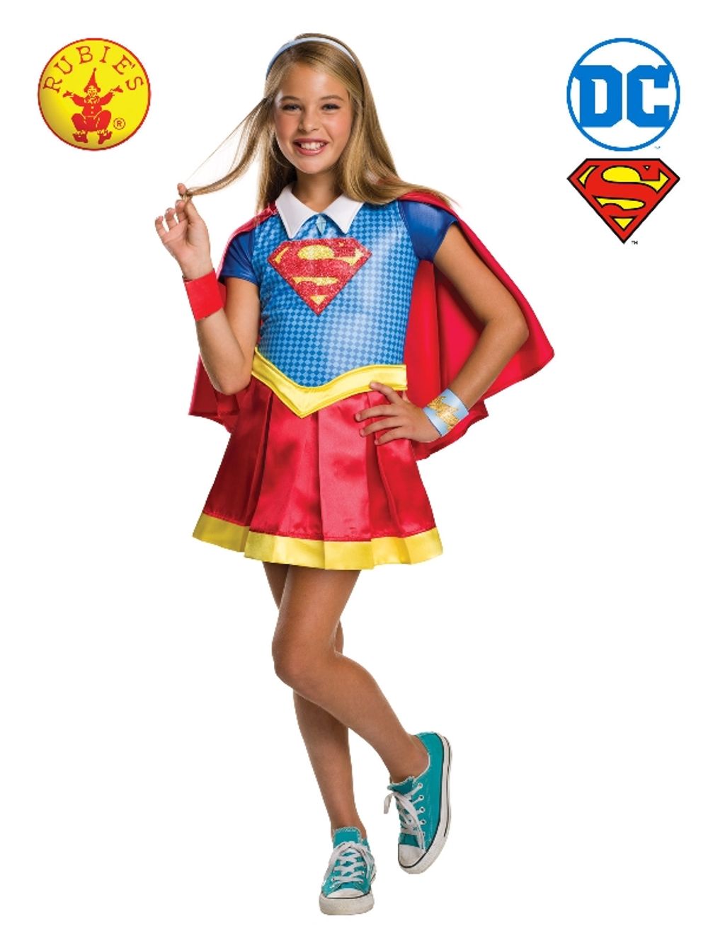 Rubies Supergirl DC Superhero Deluxe - Child-Small | Buy online at The Nile