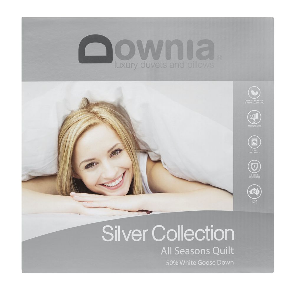 Downia Silver Collection All Seasons Quilt - Double | Buy online at The ...