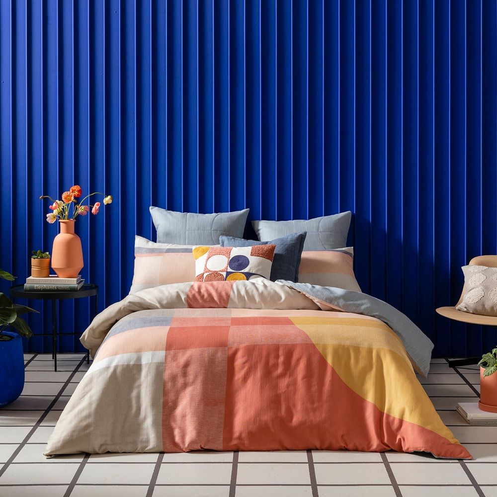 KAS Frankie Quilt Cover Set - Queen | Buy online at The Nile