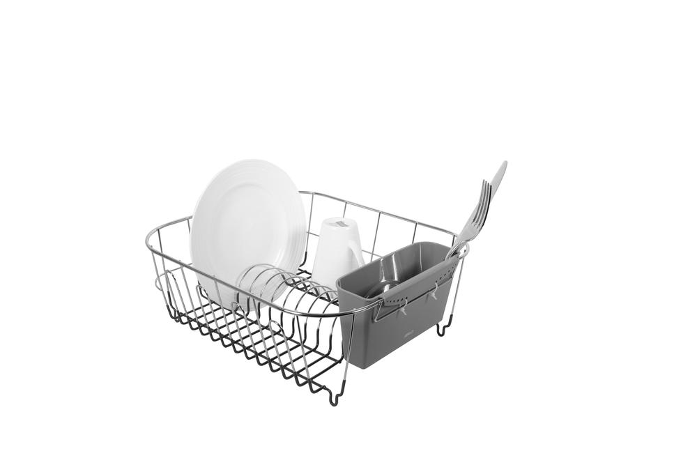 Avanti Slimline Dish Rack (Grey) - Small | Buy online at The Nile