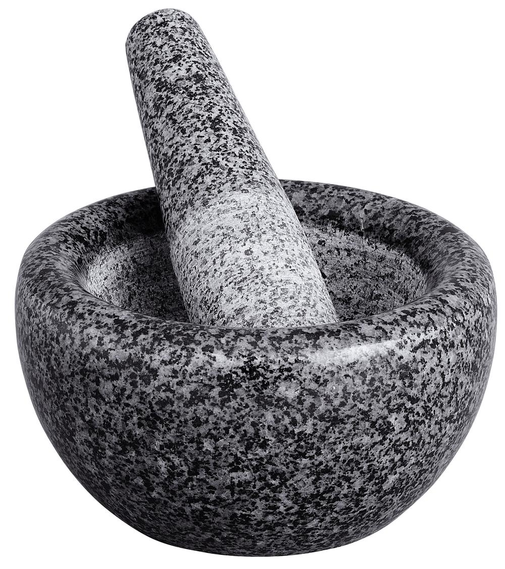Avanti Black Speckled Granite Mini Mortar & Pestle 18cm | Buy online at ...