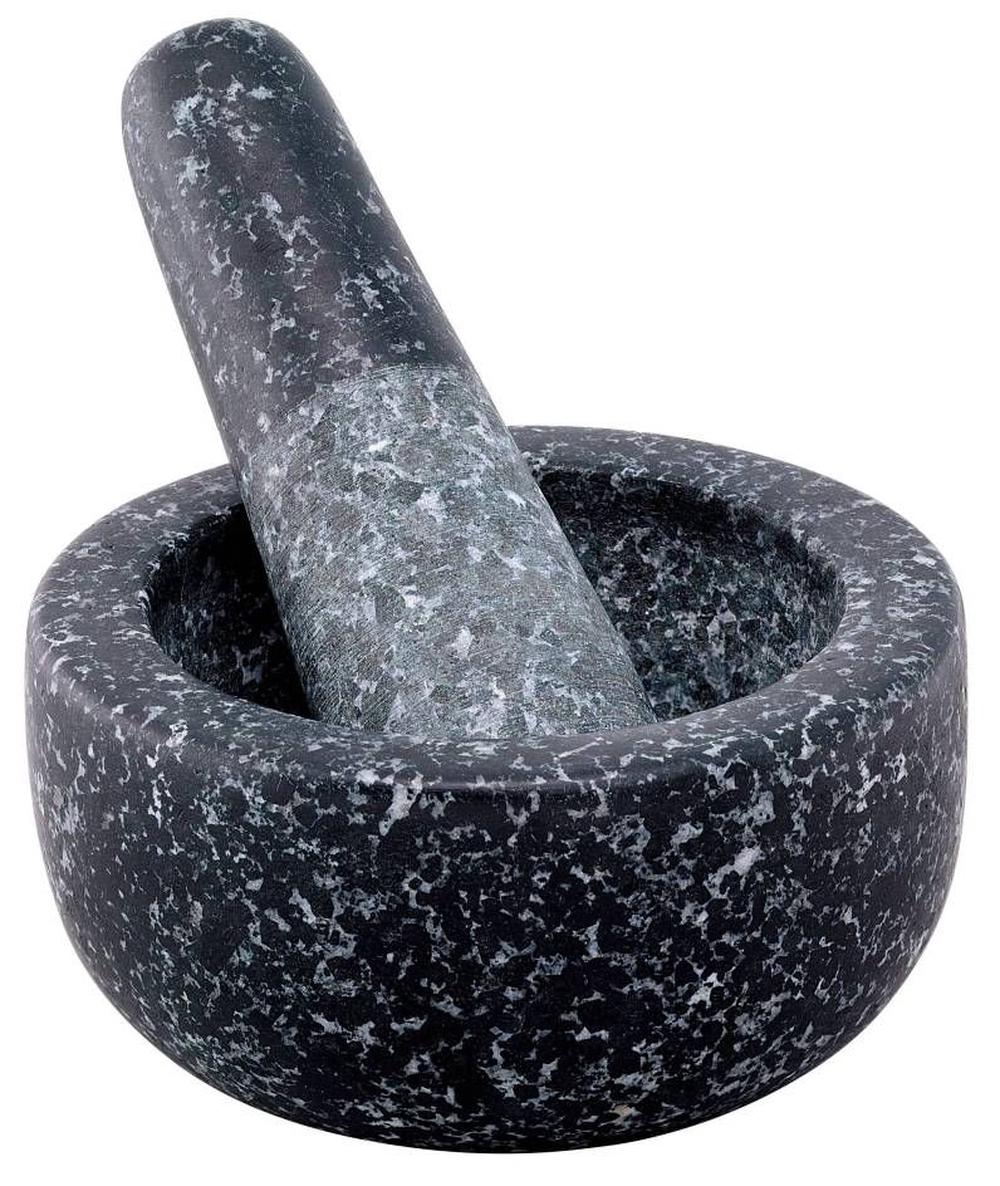 Avanti Black Speckled Mini Mortar and Pestle Solid Granite 10cm | Buy ...