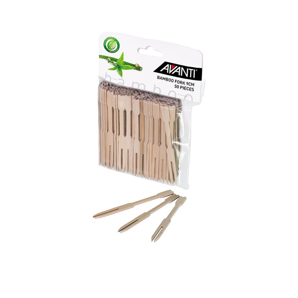 Avanti Bamboo Fork 9cm 100pk | Buy online at The Nile