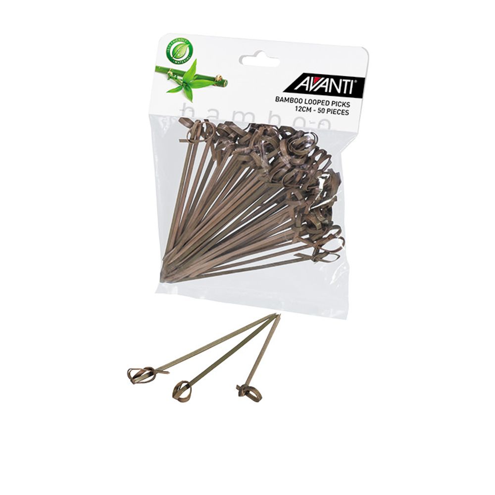 Avanti Bamboo Looped Picks 12cm 50pk | Buy online at The Nile