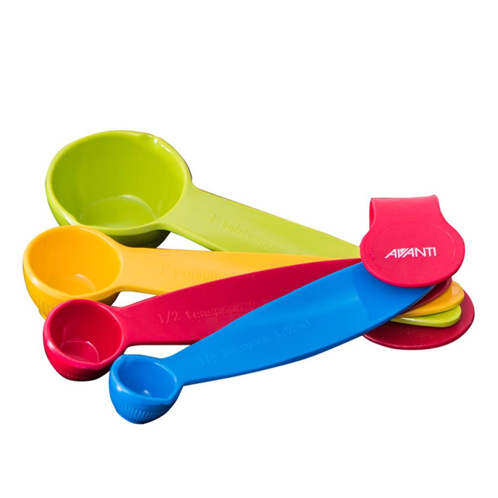 Avanti Melamine Ribbed Measuring Spoon Australian Standards, 4 Piece ...
