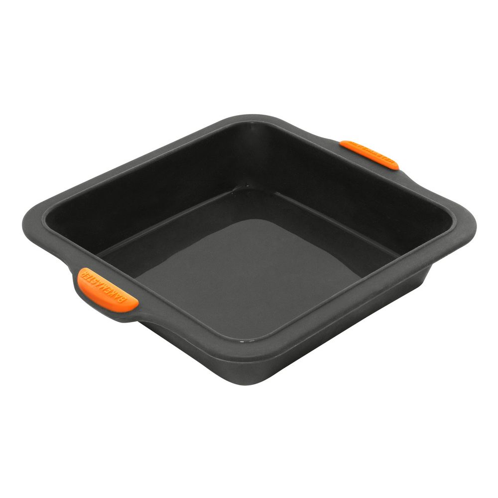 Bakemaster Silicone Square Cake Pan (Grey) - 20x5cm | Buy online at The ...