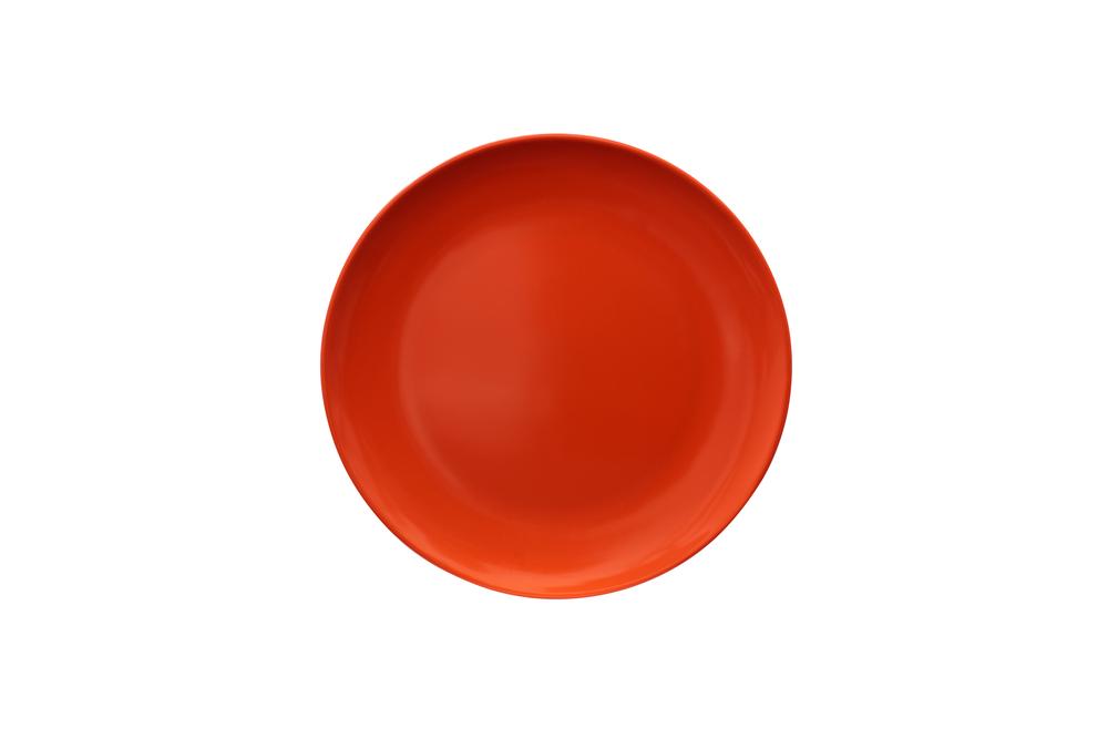 Serroni Single Colour Melamine Plate (Orange) - 20cm | Buy online at ...
