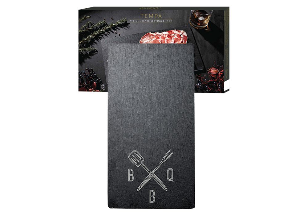 Tempa Atticus Slate Serving Board (BBQ) - 36x20x0.5cm | Buy online at ...