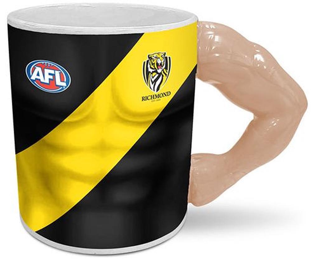 Licensing Essentials AFL - Moulded Muscles Richmond Tigers Coffee Mug ...