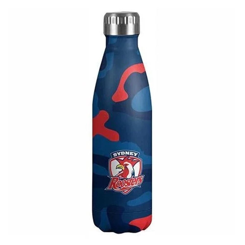 Licensing Essentials NRL Drink Bottle Stainless Steel (Sydney Roosters ...