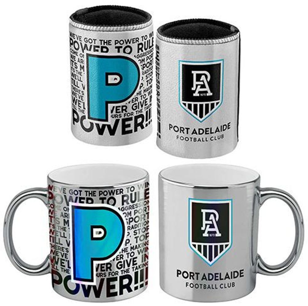 Licensing Essentials AFL Coffee Mug Metallic and Can Cooler Pack (Port ...