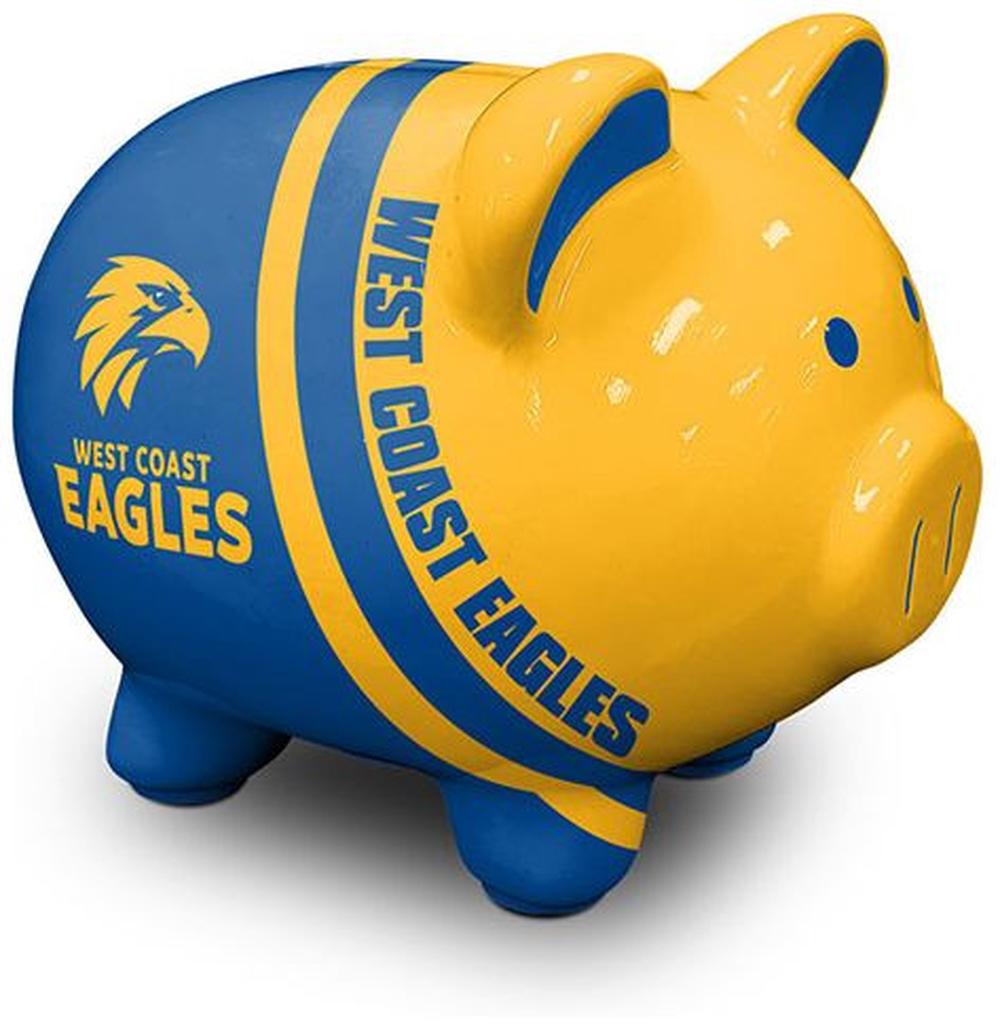 Licensing Essentials AFL Piggy Money Box West Coast Eagles | Buy online ...