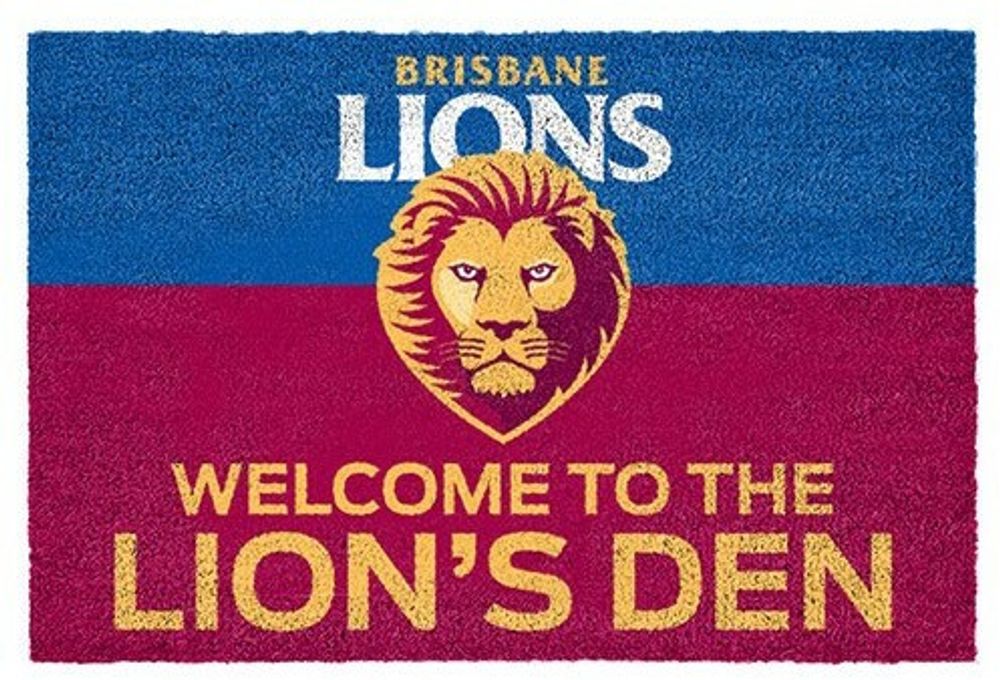 Licensing Essentials AFL Doormat (Brisbane Lions) | Buy online at The Nile