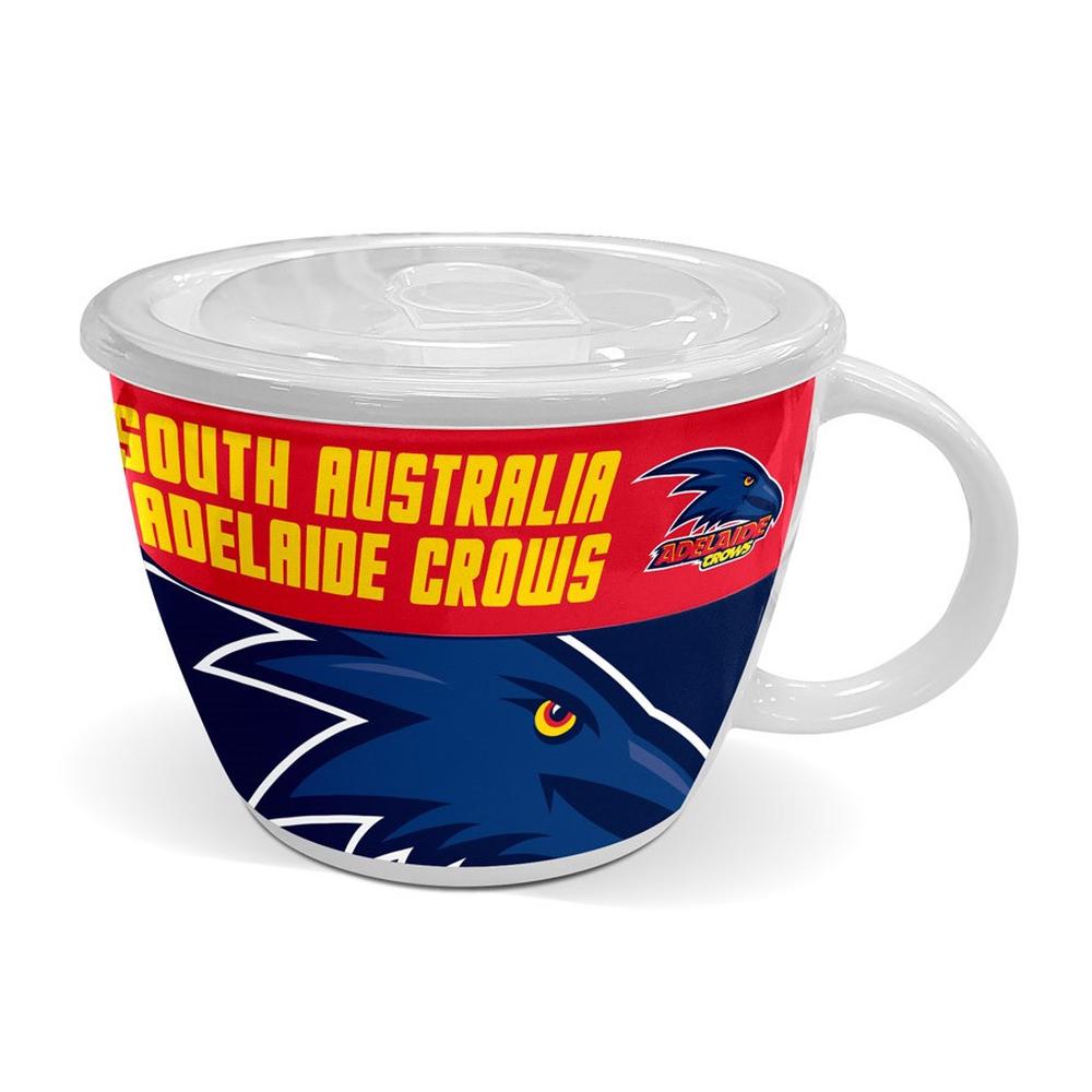 Licensing Essentials AFL Soup Mug with Lid (Adelaide Crows) | Buy ...