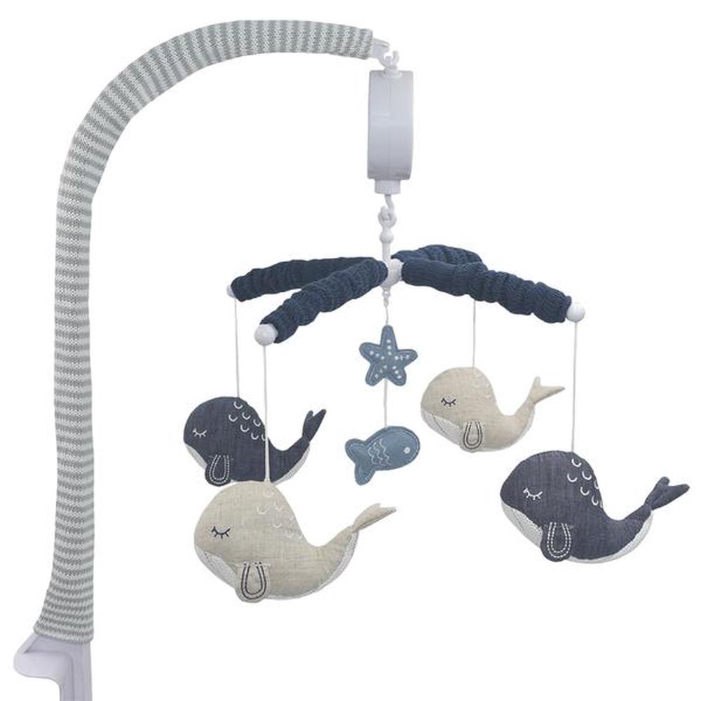 Lolli Living Musical Cot Mobile (Oceania Whales) | Buy online at Tiny Fox