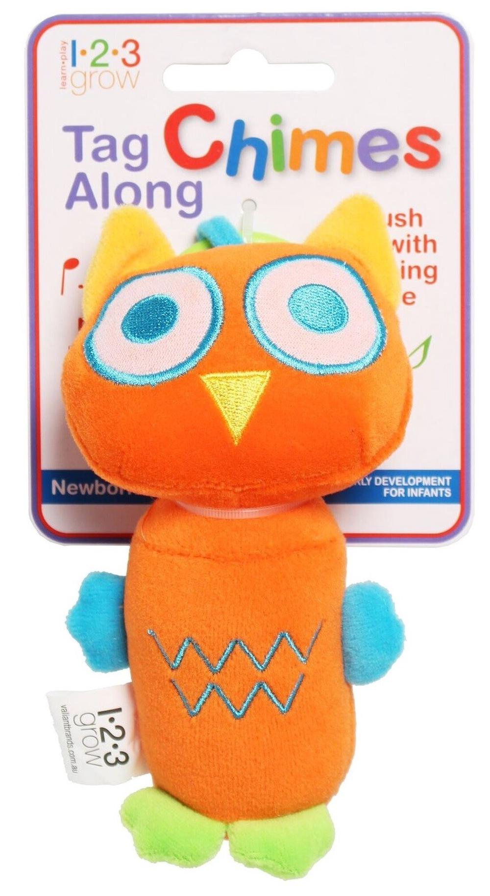123 Grow Tag Along Stroller Chimes (Owl) | Buy online at Tiny Fox